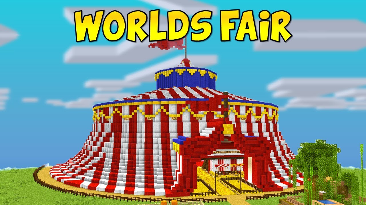 We're Building a WORLD'S FAIR in Minecraft with the CREATE MOD - YouTube