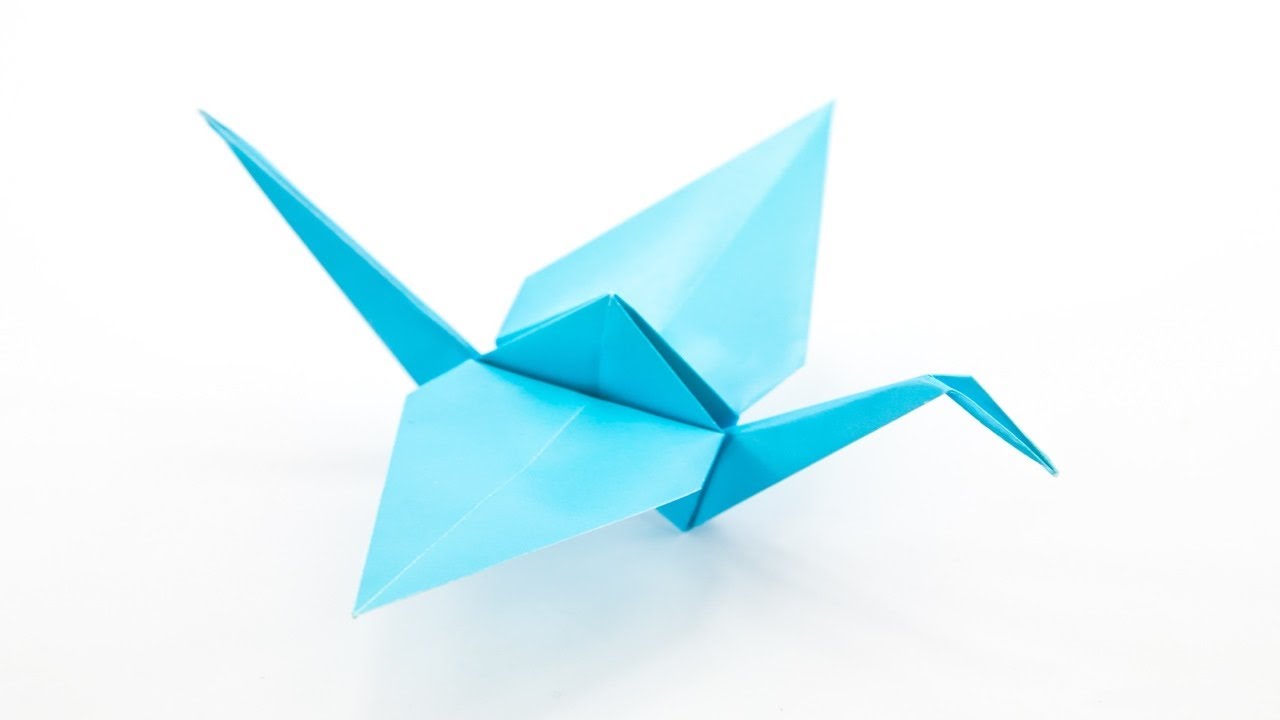 How to Fold a Paper Crane | Origami Crane Tutorial - YouTube