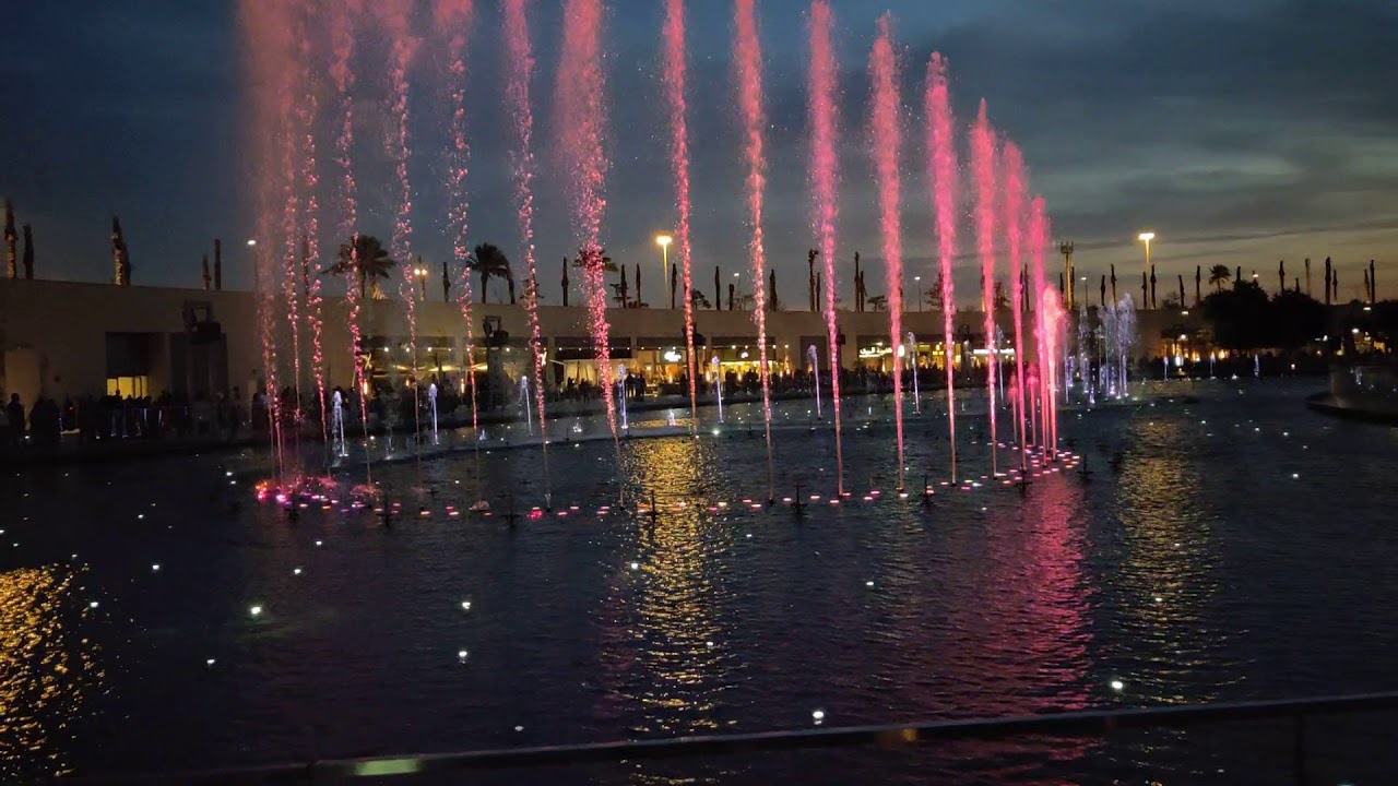 Kuwait City Opera House Fountain - YouTube