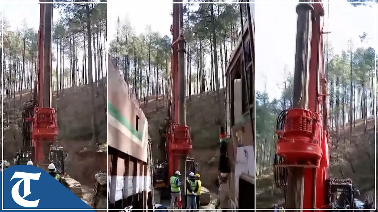 Uttarakhand: Vertical drilling underway to rescue workers trapped in ...