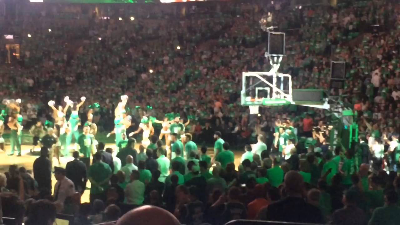 TD Garden crowd goes wild as Boston Celtics introduced for Game 3 - YouTube