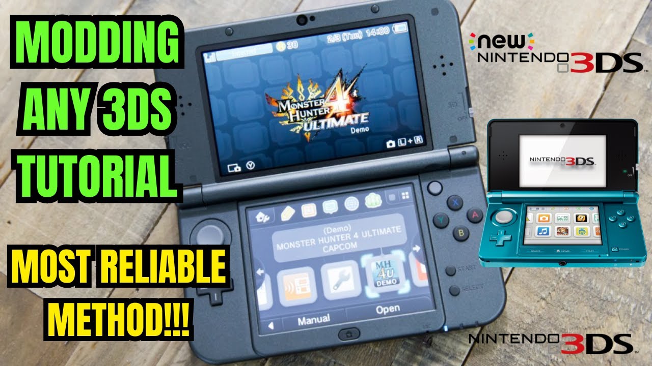 (EASY) How to Mod any 3DS / 2DS Model - American or Japanese - YouTube