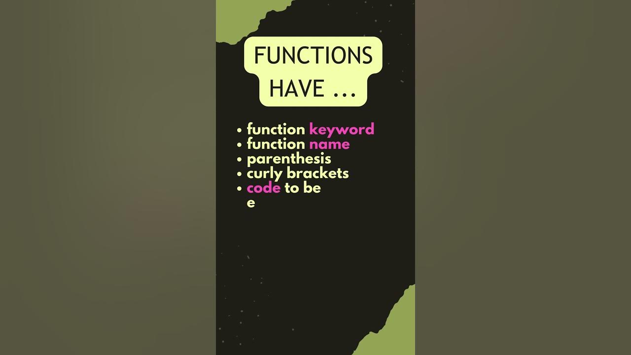 Build A Simple Function From Scratch Javascript Coder Programminglanguage Youtube