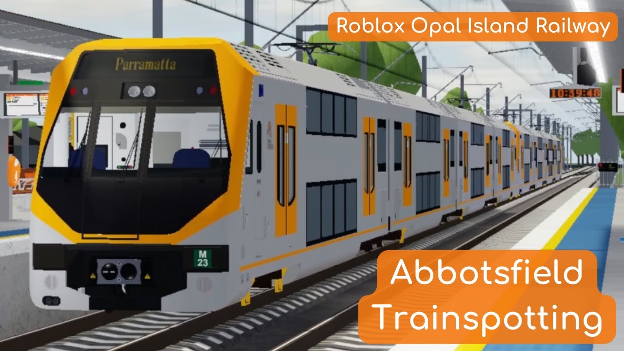 Abbotsfield Trainspotting | Roblox Opal Island Railway - YouTube