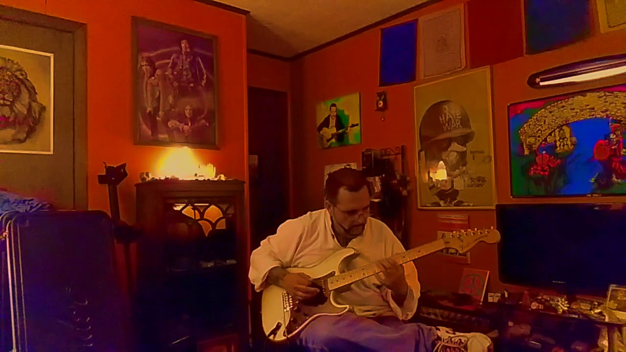 50th Woodstock Anniversary Tribute Guitarist By Jim Ledford - YouTube