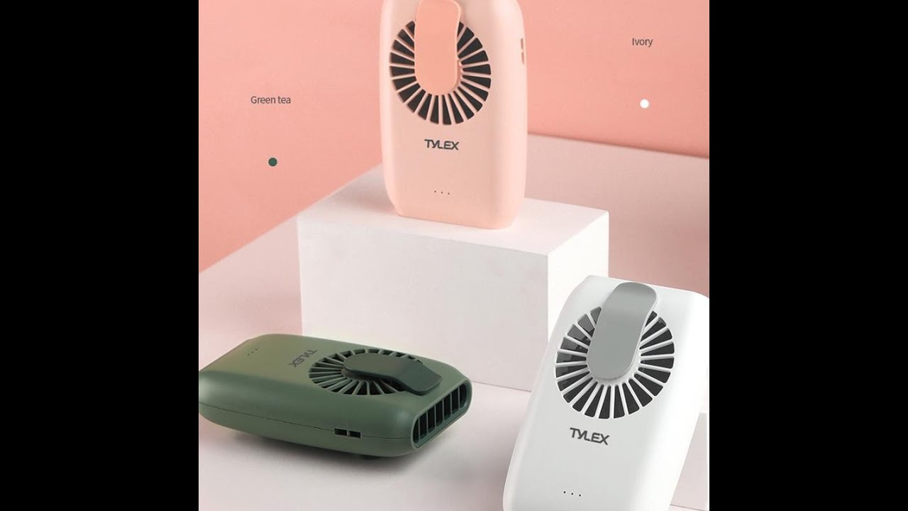 TYLEX XM25 Multi-Purpose Portable Mini Fan Handheld Neck Hanging Wrist ...