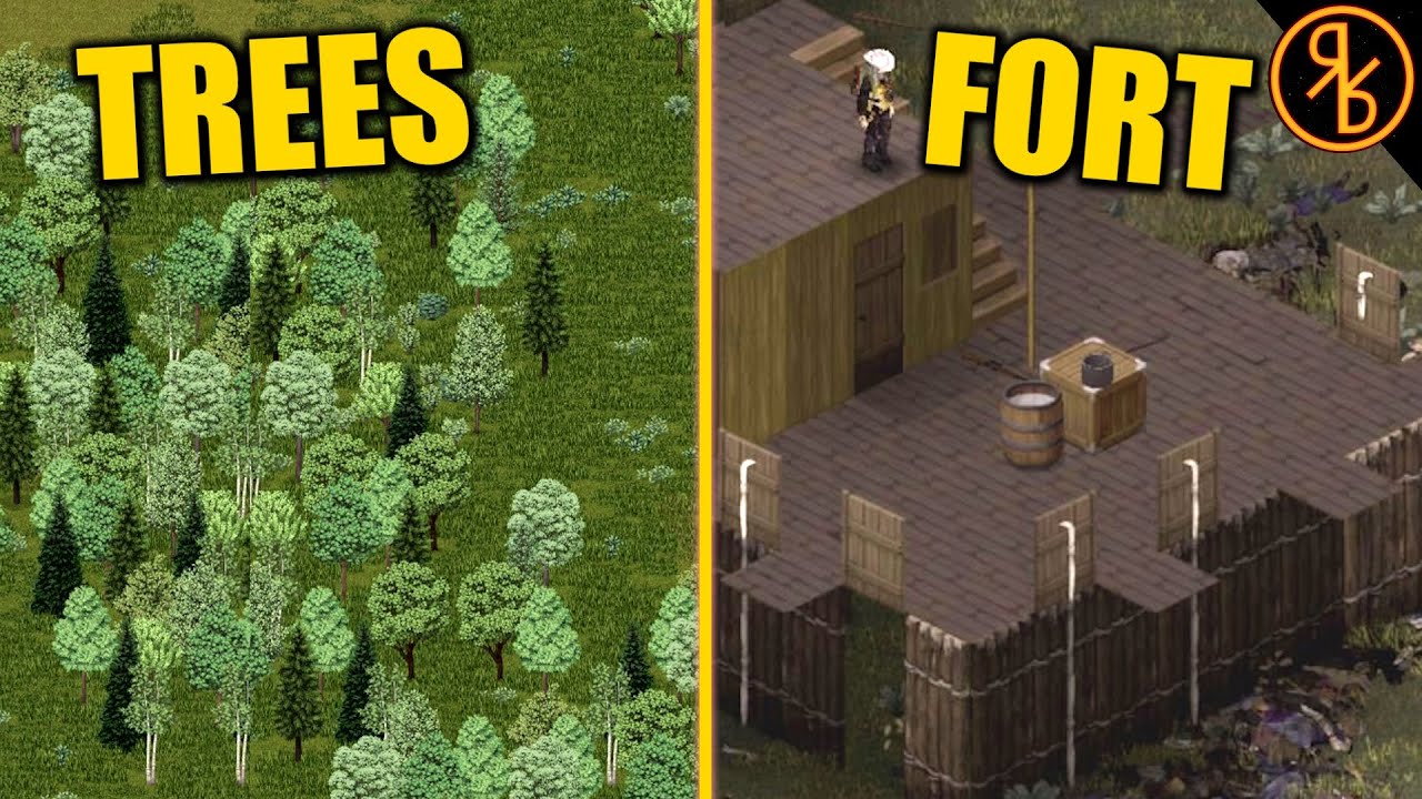 Building a Fort to Retake the StarEplex Cinema | PROJECT ZOMBOID ...