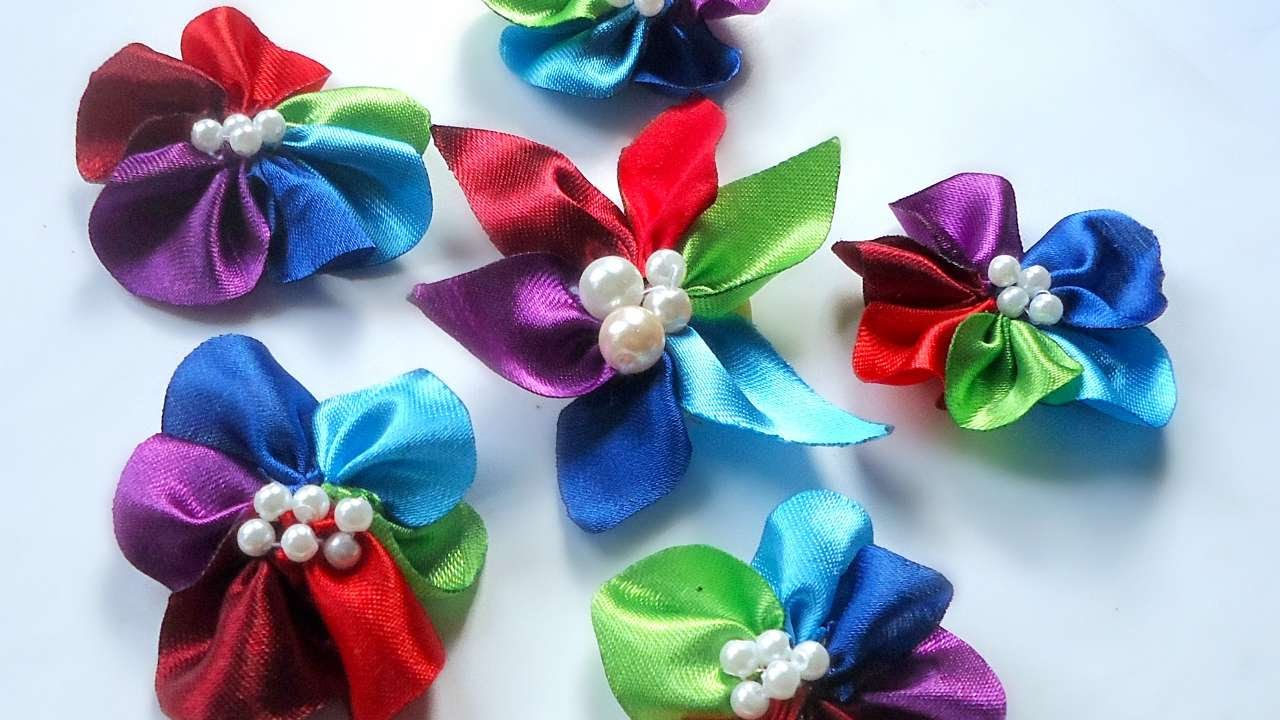 How To Make Colorful Flower Brooch Pin - DIY Tutorial - Guidecentral ...