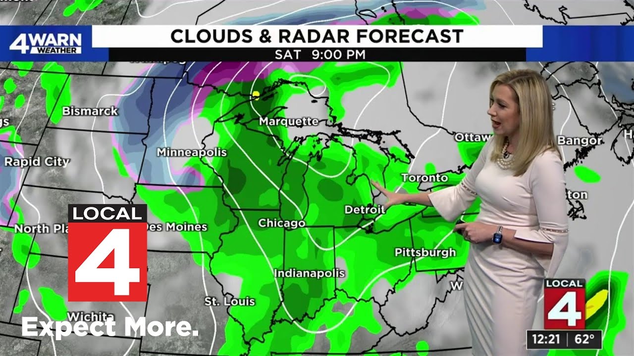 Metro Detroit weather forecast April 10, 2023 -- Noon Update - YouTube