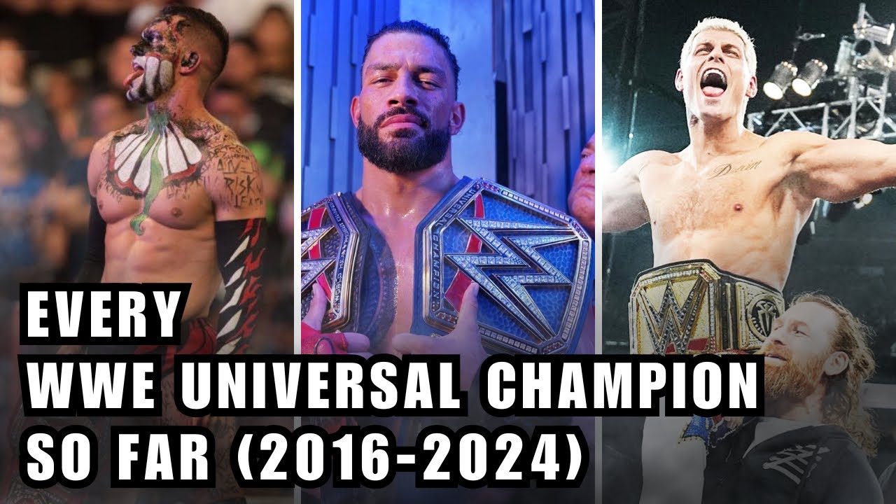 Every WWE Universal Champion So Far (2016-2024) - YouTube