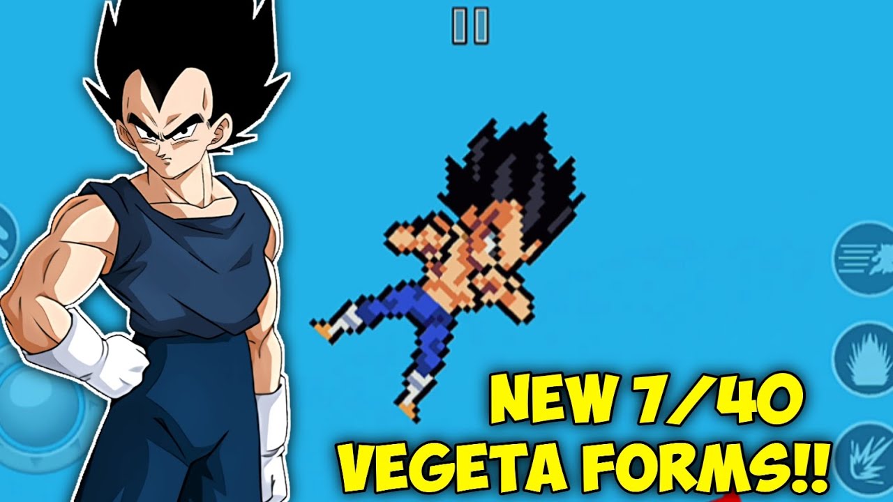 🔥🥴New 40 Forms of Vegeta! New 7/40 Vegeta Forms Power Warrior V16.7!!😈🔥 - YouTube