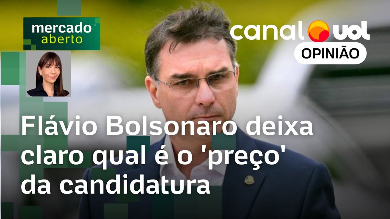 Flávio Bolsonaro deixa claro o 'preço' da candidatura, mas clima da ...