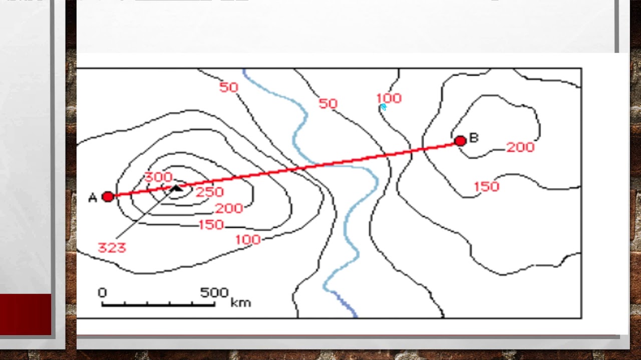 Comment réalisé un profil topographique - YouTube