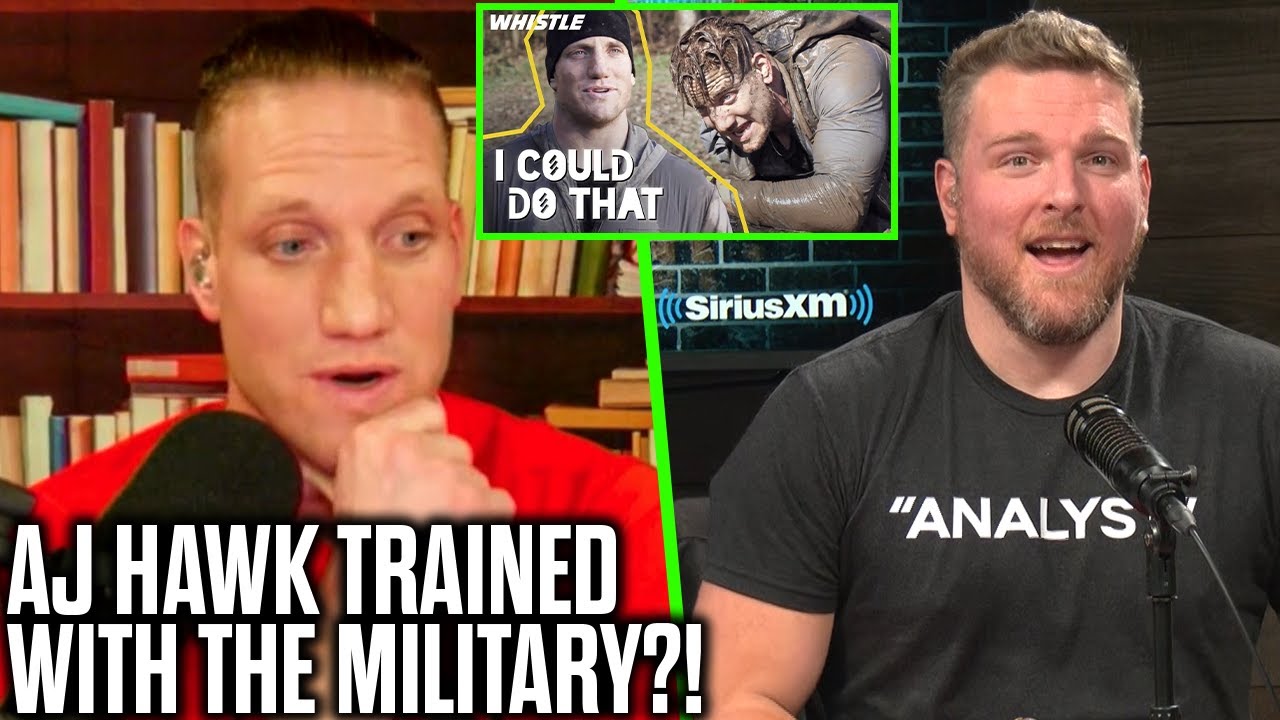 Pat McAfee & AJ Hawk React To "Can AJ Hawk Handle INSANE Military ...