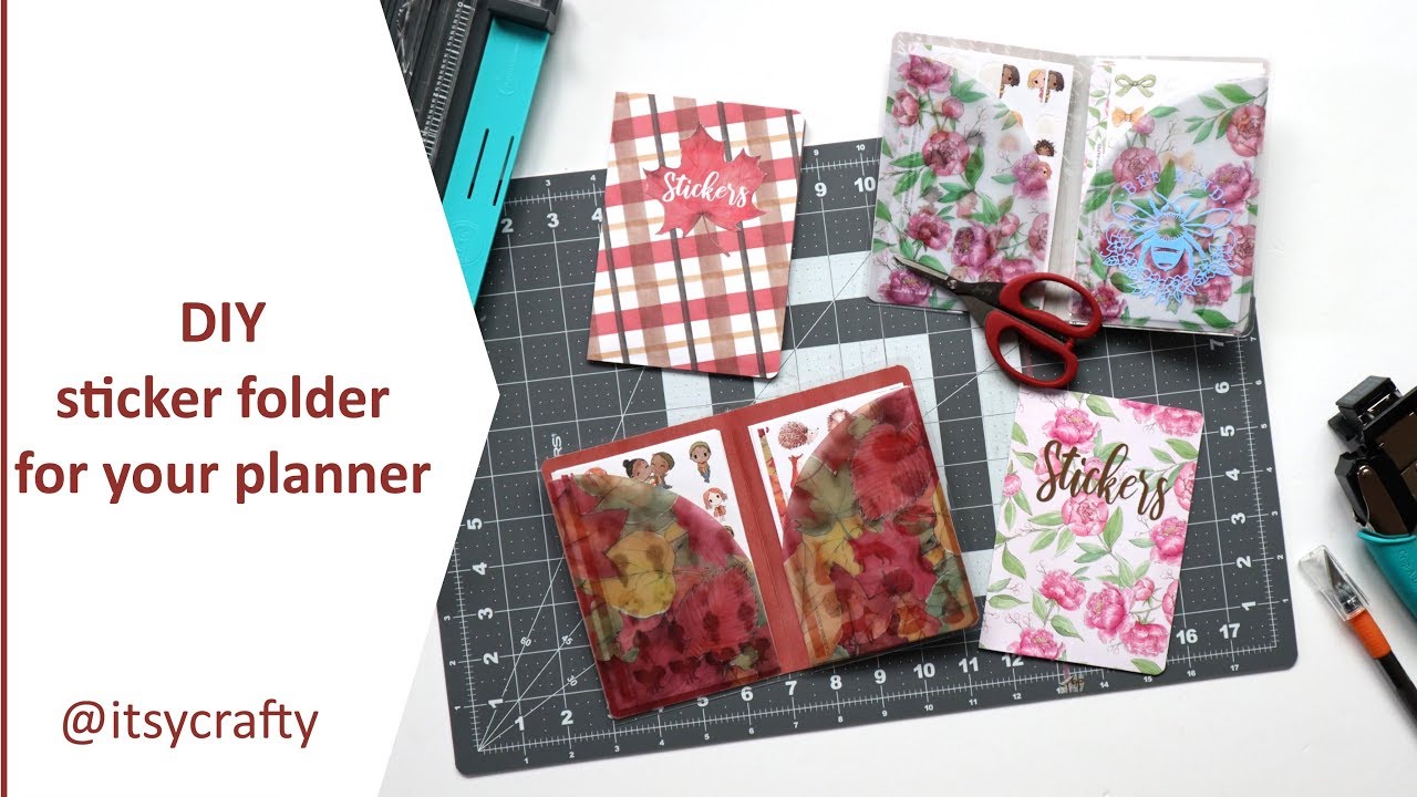 Make a sticker folder for your planner | DIY using a Planners Anonymous ...