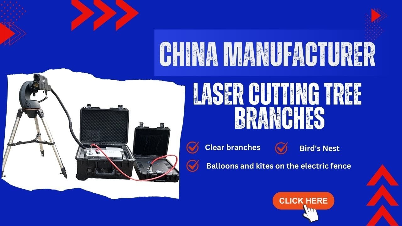 Chinese Laser Cannon Tree Cutter | Try Laser to Cut Tree Branches - YouTube