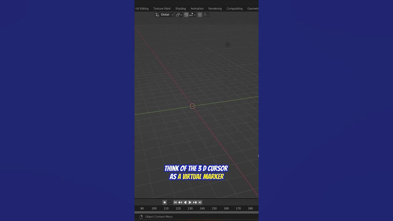 Blender 3d Cursor Explained Definition And Usage Youtube
