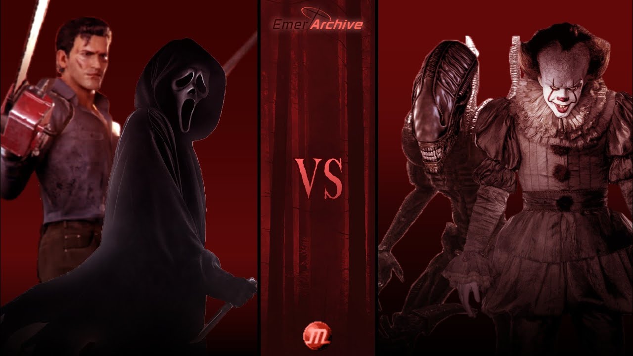 Mugen - 107: Ghostface & Ash vs Alien Warrior & Pennywise - YouTube