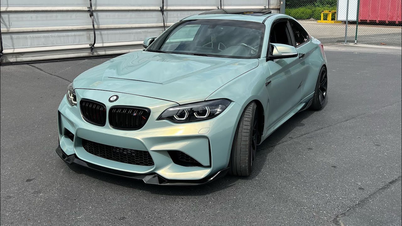 BMW m2 f87 wrap - YouTube