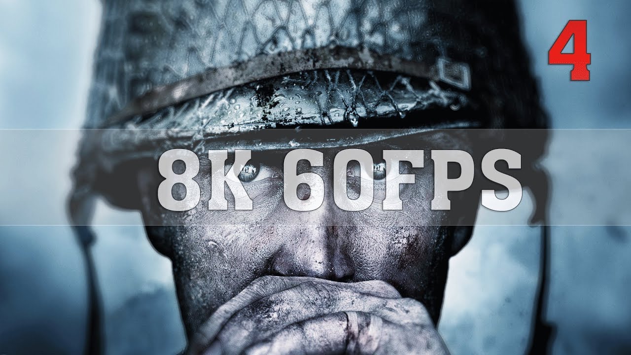 Call of Duty WW2 8K PC Gameplay [8K 60FPS] No. 4 | CoD World War 2 ...