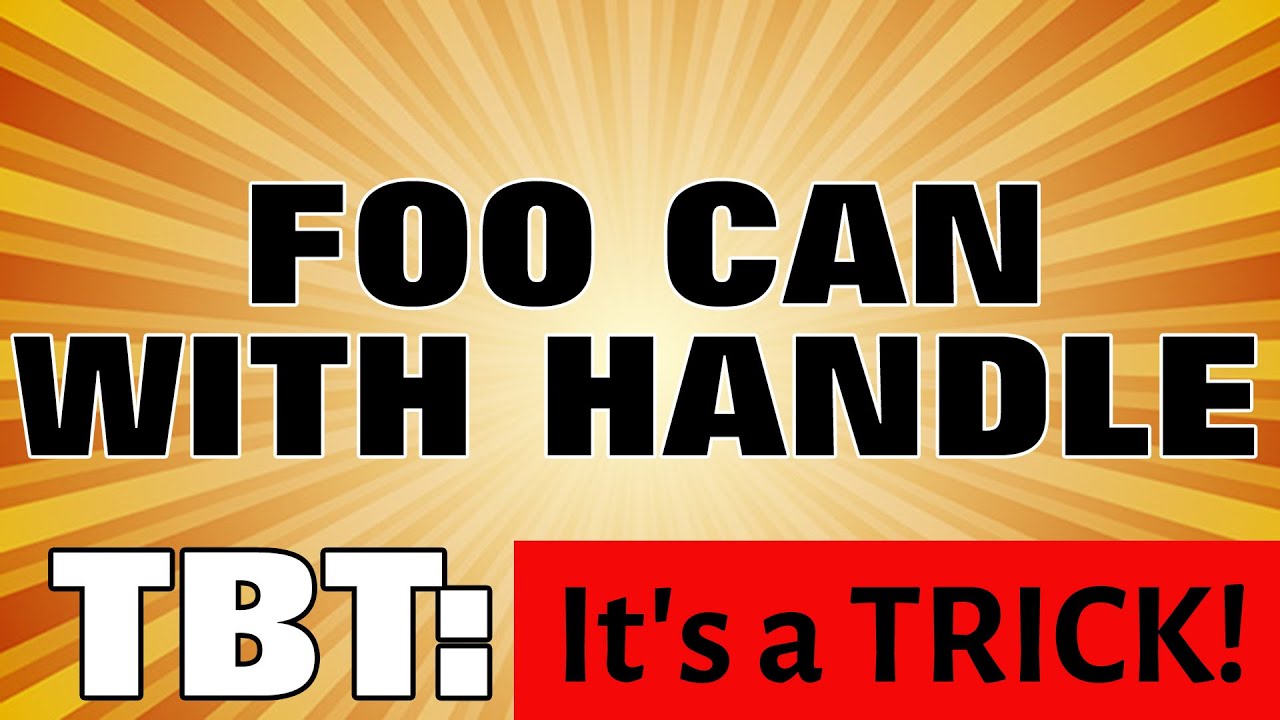 Foo Can With Handle - Disappearing and Appearing Liquid Trick ...