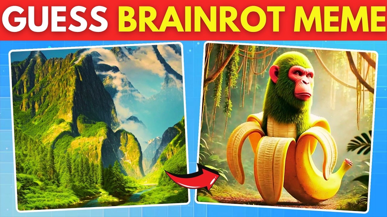 Guess Italian & Indonesian Brainrot Meme by Illusion Quiz ~ Tung Tung ...