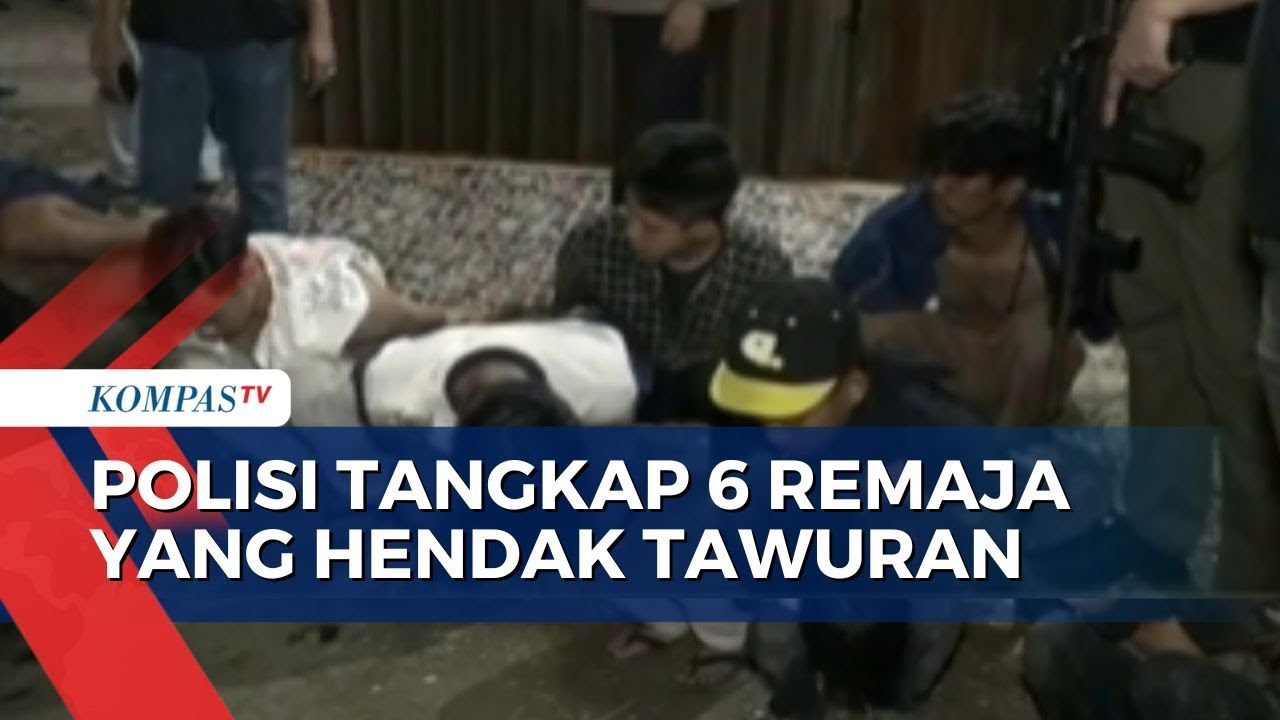 Razia Tawuran Polisi Tangkap 6 Remaja Di Cengkareng Dan Sita Barang