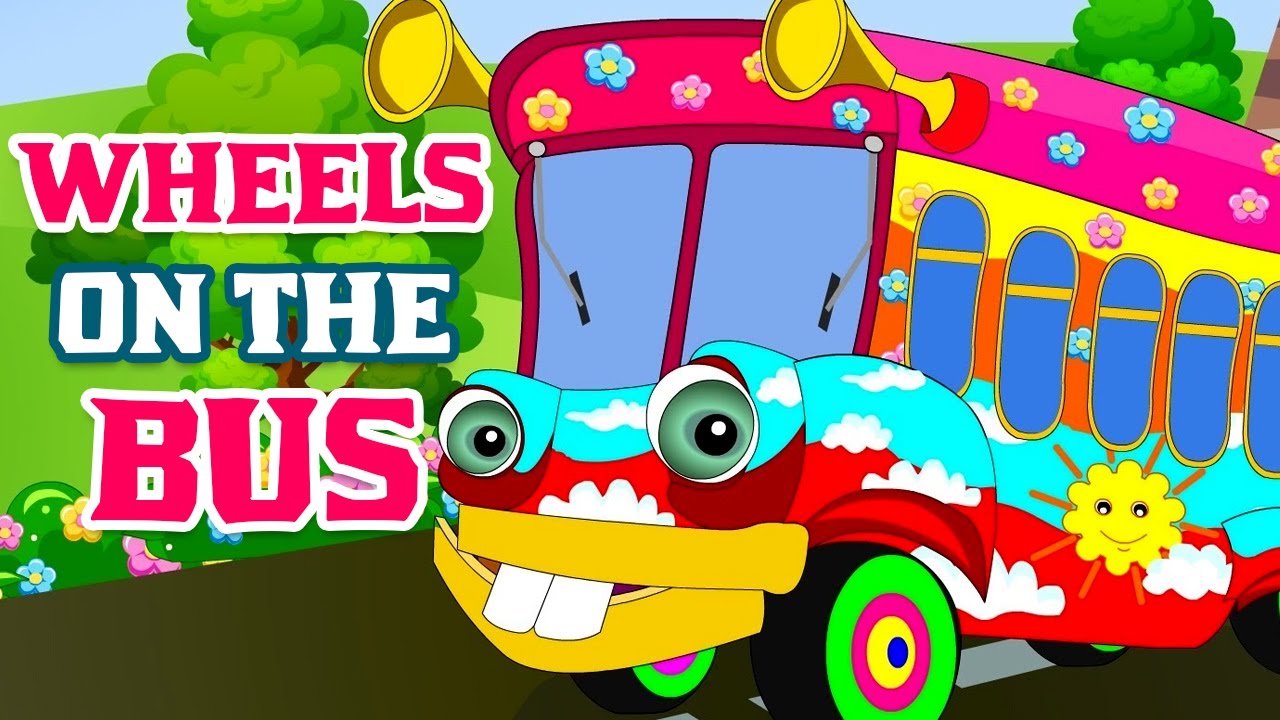 Wheels On The Bus | Wheels On The Bus Nursery Rhymes For Children | 3D ...