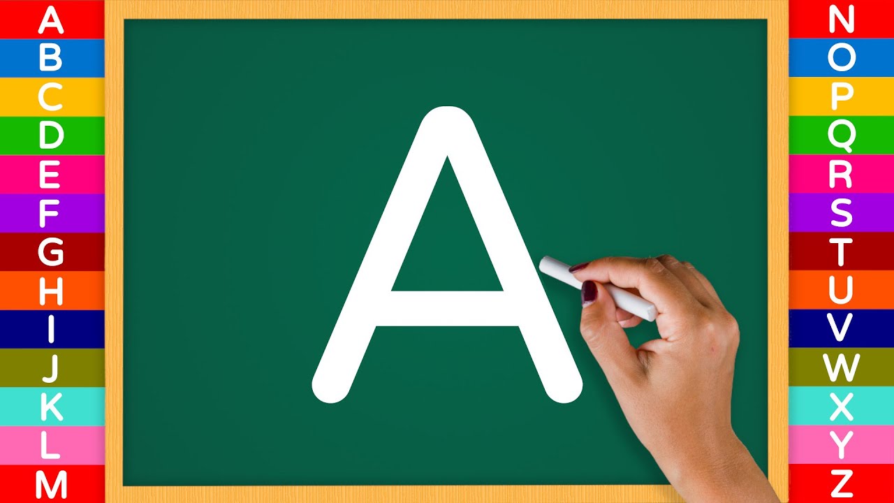 Learn to Write ABC - A For Apple, B For Ball - Abc Phonics song - The ...