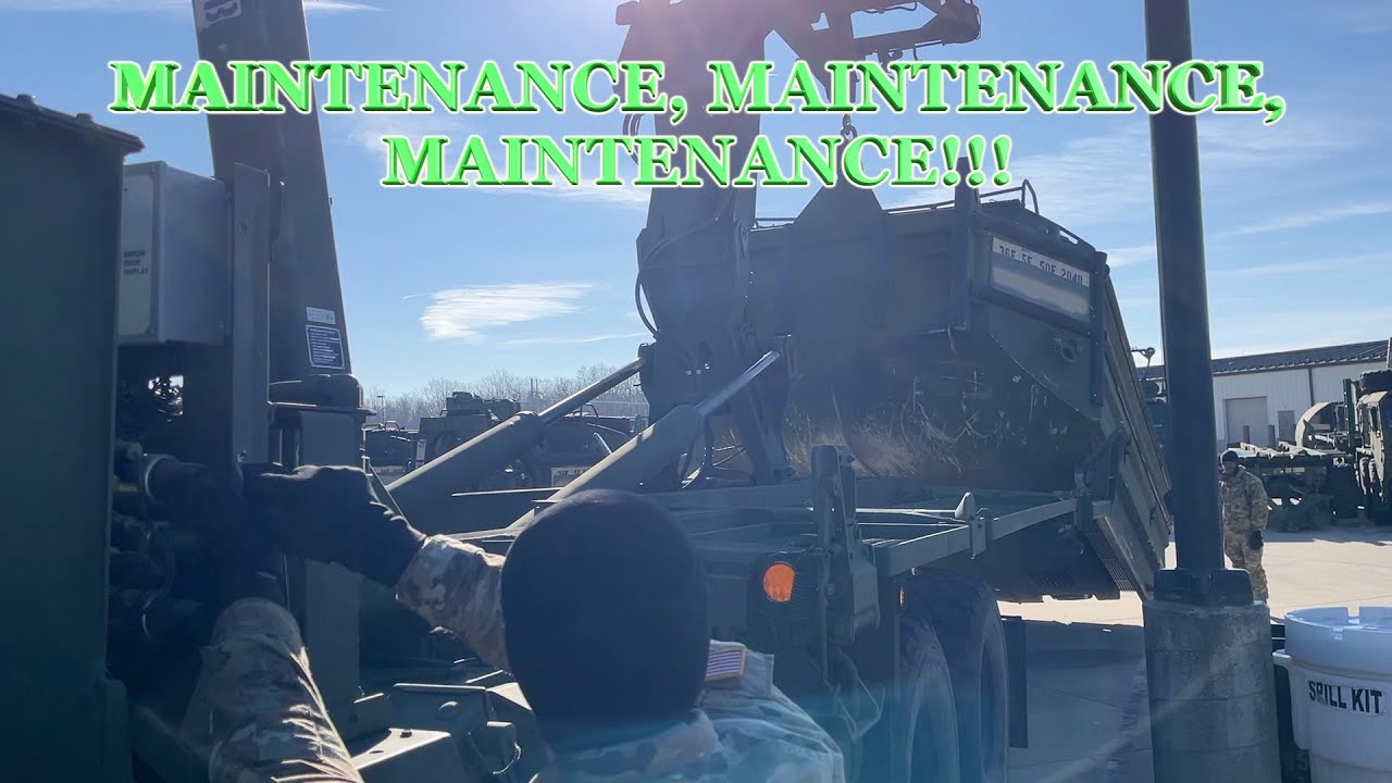 MAINTENANCE DAY FOR 12C BRIDGE CREW MEMBER SOLDIERS - YouTube