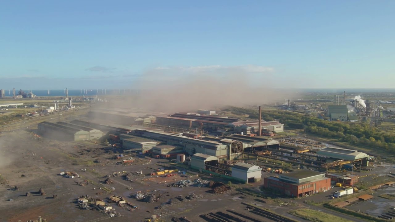 BOS Plant Demolition The Blowdown continued... - YouTube