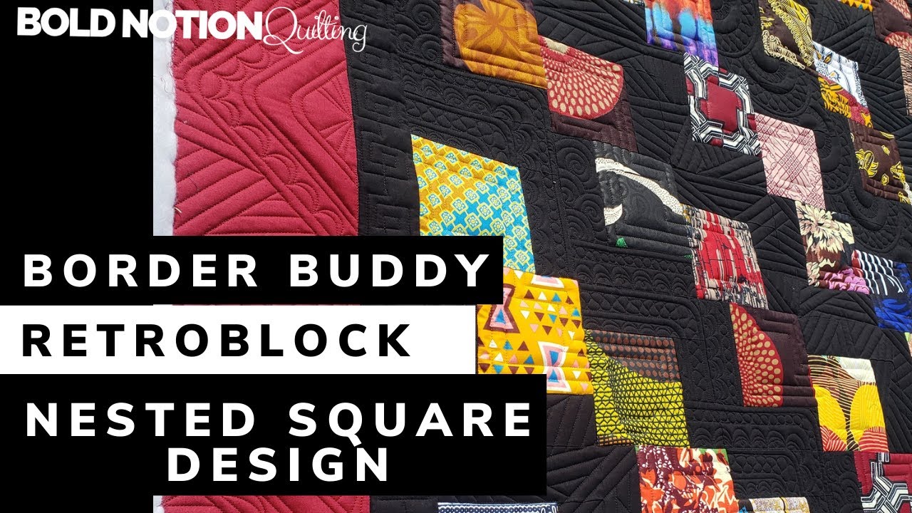 Retro Block Nested Square Design - YouTube