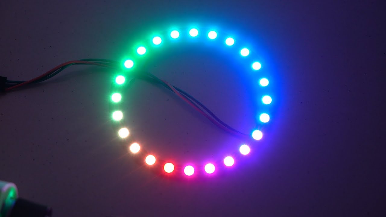 🛠️ Бегущие огни на Digispark Attiny85 и Ws2812b Youtube