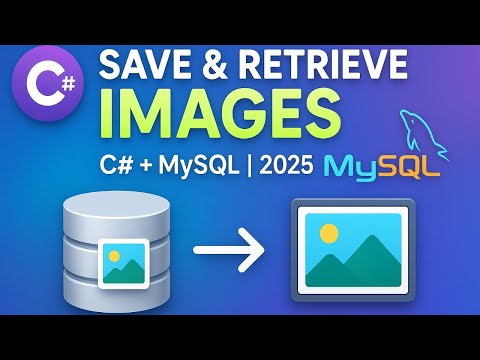 How to Retrieve Images from MySQL Database in C# Visual Studio 2022 | C Sharp tutorial - YouTube