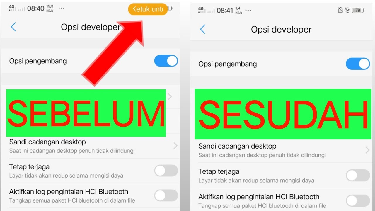 Cara Menghilangkan notifikasi warna kuning Saat Mengaktifkan Opsi ...