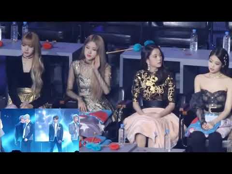 BlackPink - reaction - BTS - I need you & fire (fanmade)#kpop#bts