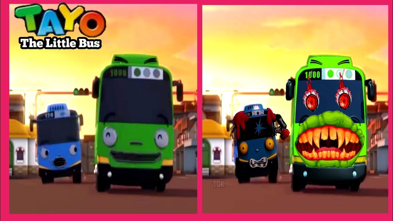 Little Bus Tayo, Rogi Cartoon superstar Zombie/ Tebak Gambar the Little ...
