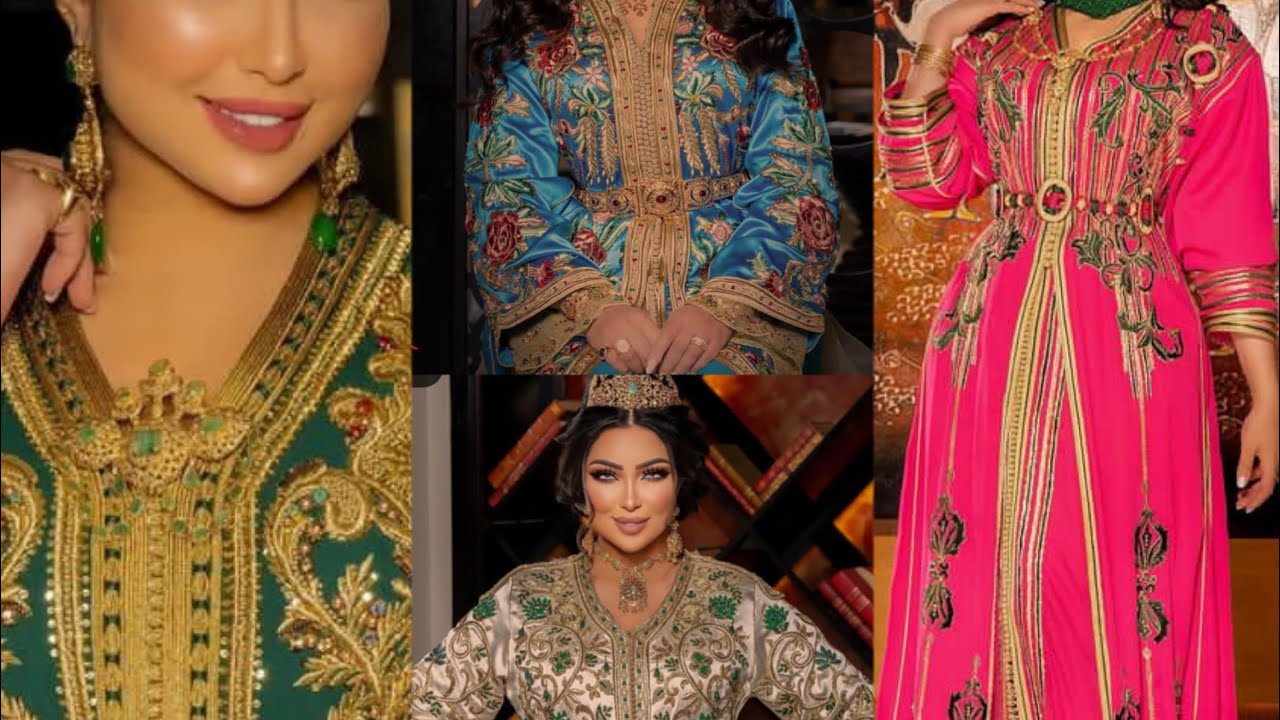 اجمل موديلات قفاطين مغربيه لبستها دنيا باتما #donia_batma #قفطان - YouTube