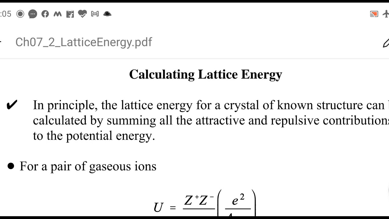Born's equation - YouTube