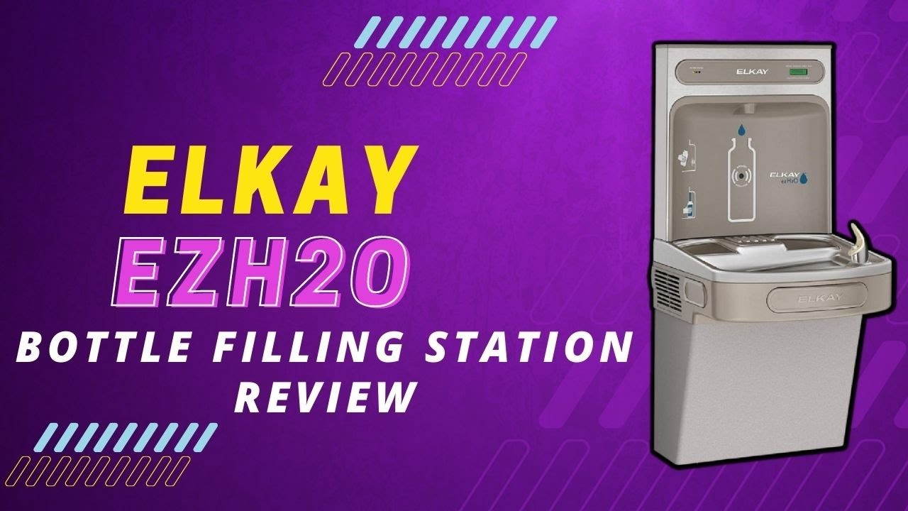 Elkay LZS8WSLK EZH2O Bottle Filling Station Review - YouTube