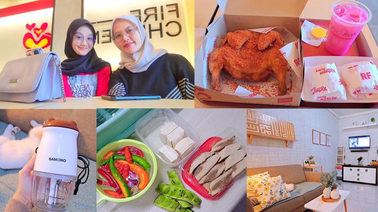 Unboxing chopper mini .makan satu ekor ayam ,masak satu menu - YouTube