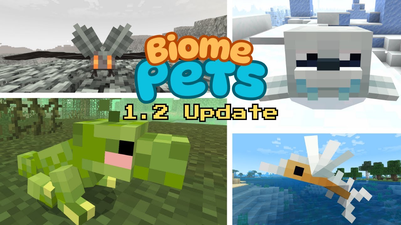 Exploring Biome Pets Update 1.2 in Minecraft | New Pets, Battles, & Evolution! - YouTube