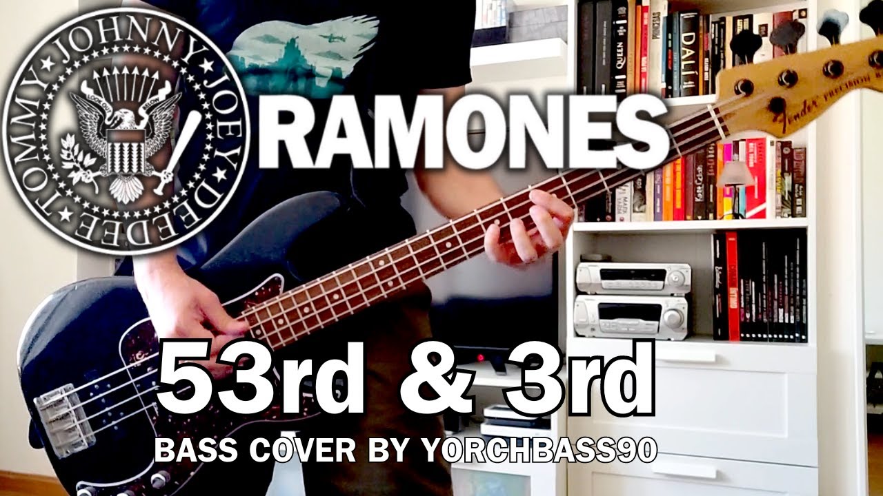 Ramones - 53rd & 3rd Bass Cover + Lyrics 4K - YouTube