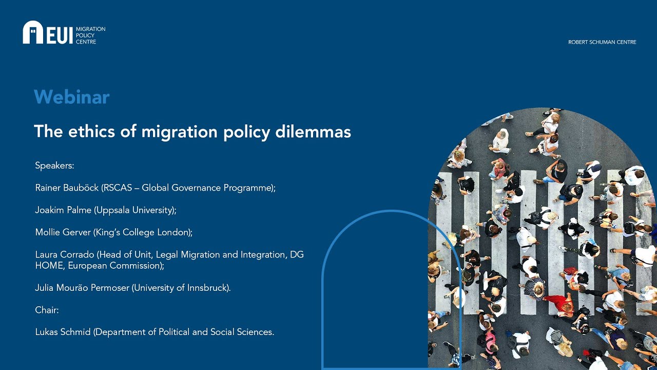 The ethics of migration policy dilemmas - YouTube