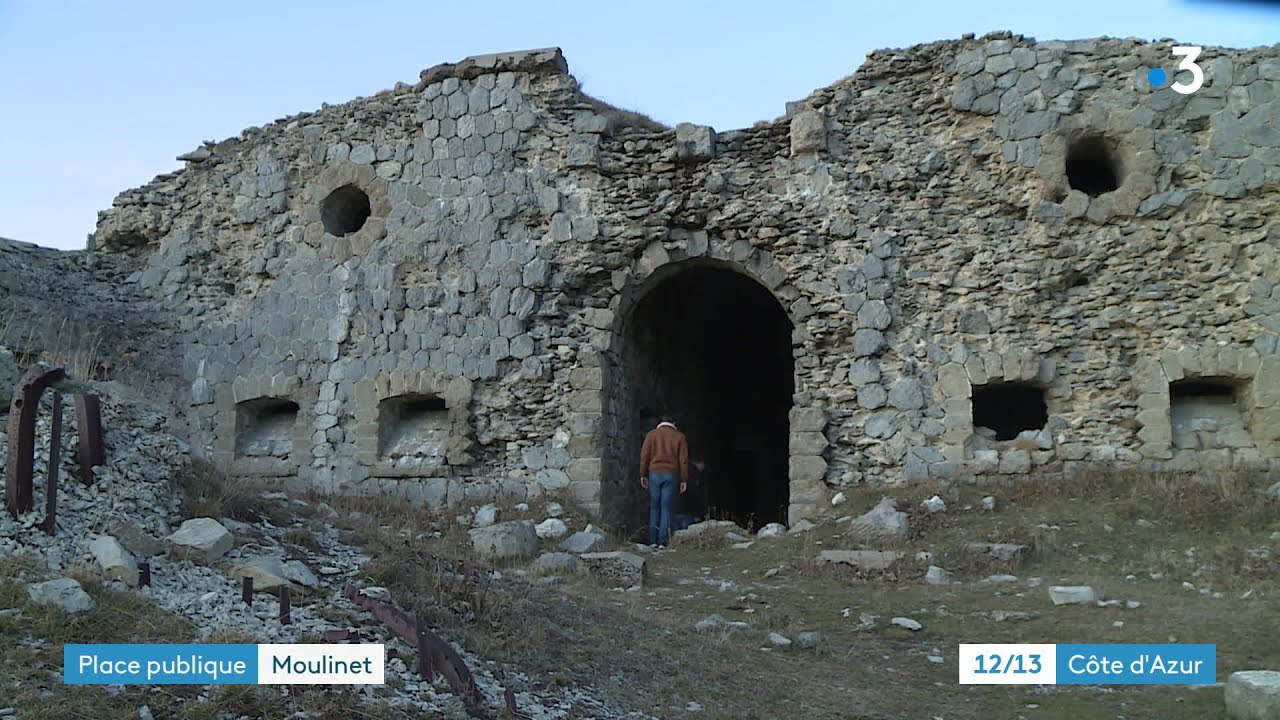 Moulinet : une ancienne place forte militaire - YouTube