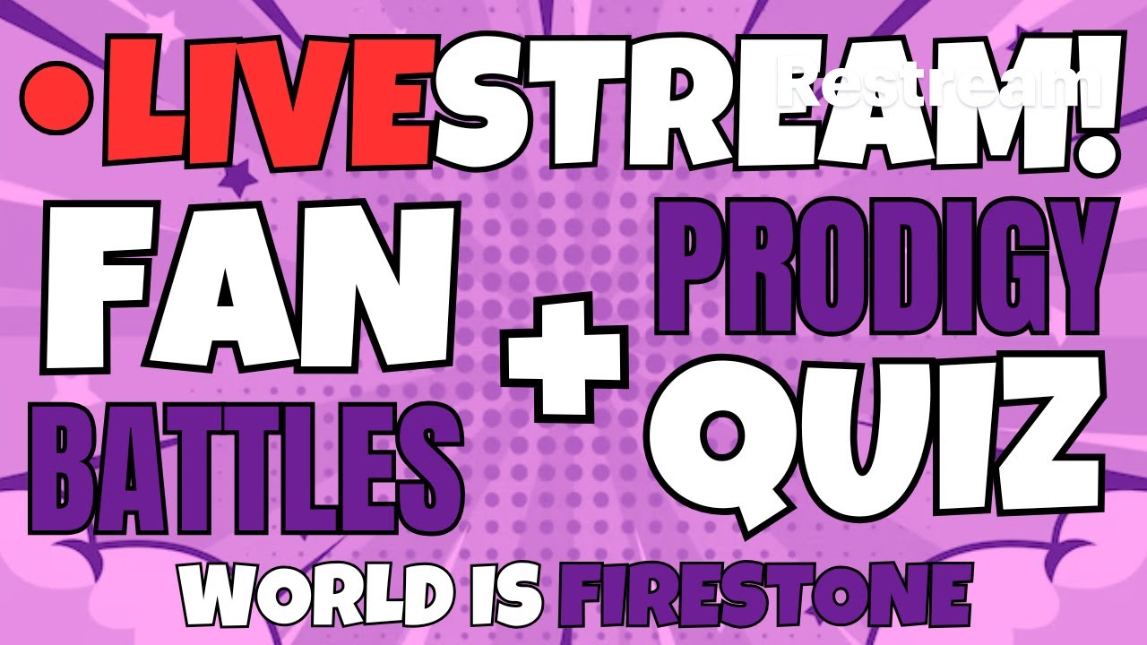 Tsunami 67 Livestream! | Fan Battles + Prodigy Quiz! - YouTube
