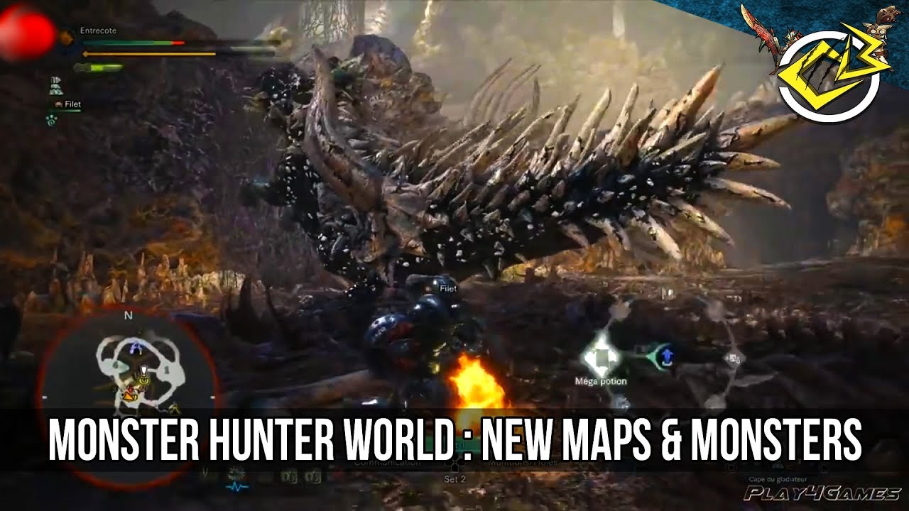 Monster Hunter World - NEW MAP Rotten Vale & Monsters Gameplay PGW 2017 ...