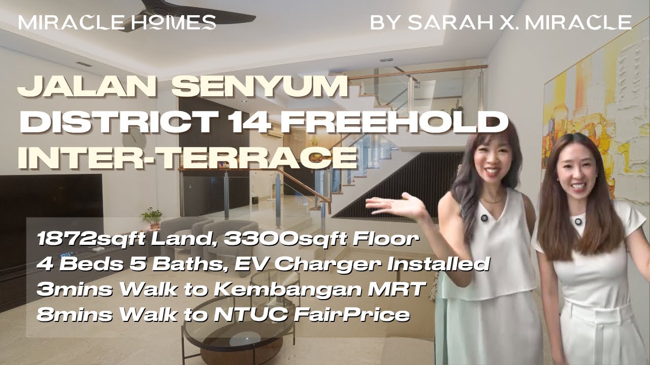 Jalan Senyum | District 14 Freehold Inter-Terrace | Singapore Landed ...