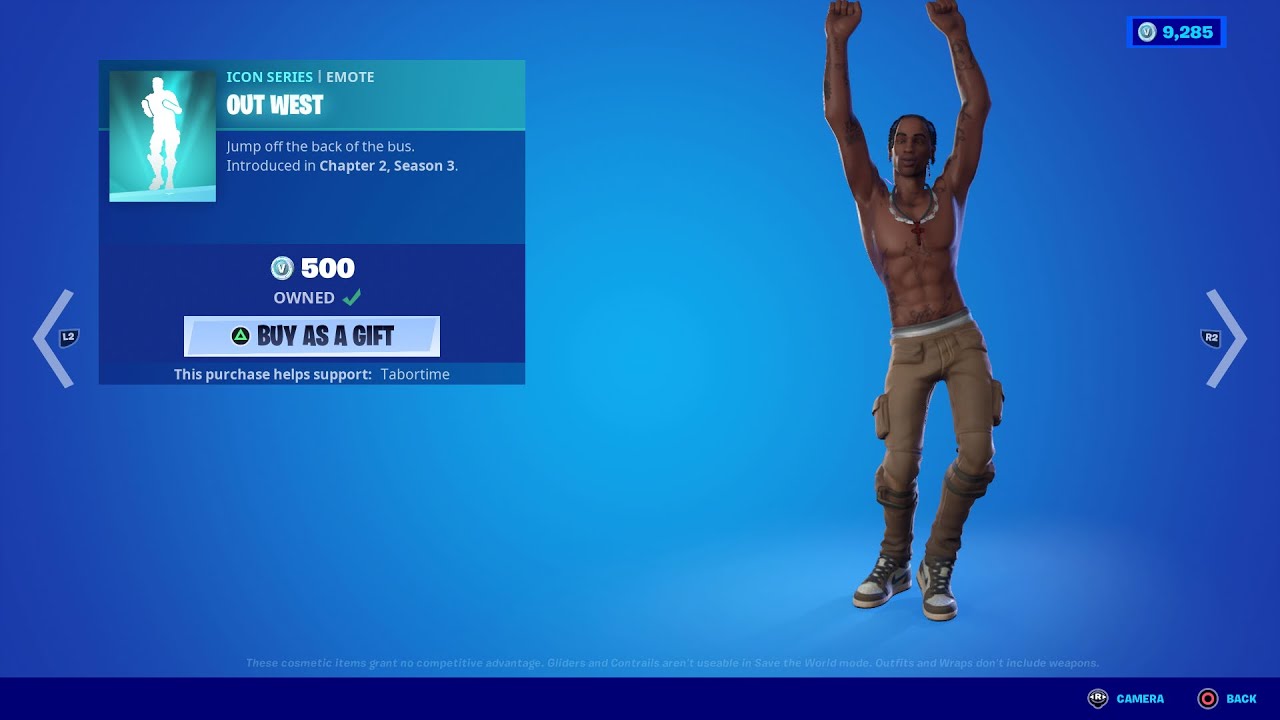 TRAVIS SCOTT'S Emote Is BACK.. - YouTube