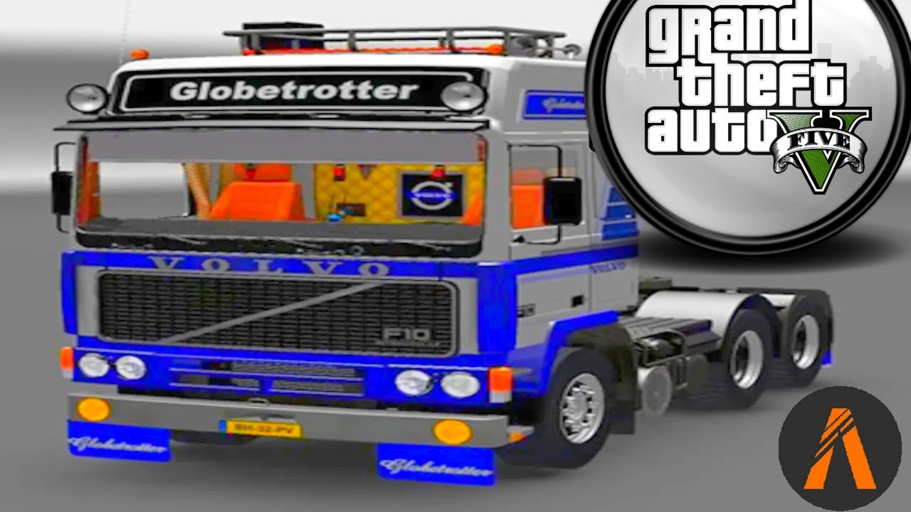 GTA 5 Volvo F12 Mod Truck sounds horn music concert oi3 ViP FiveM DNB ...